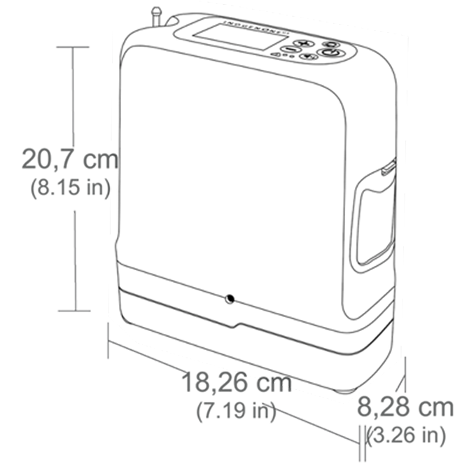 Inogen Rove 6 System, Portable Concentrator, 8 Cell: Lake Court Medical ...