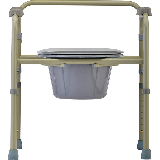 Nova Folding Steel Commode, Standard, Retail Packaged: Lake Court ...
